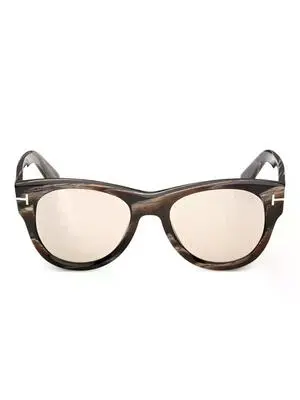 TOM FORD Round-frame Sunglasses - Brown