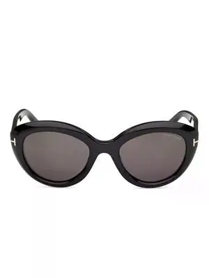 TOM FORD Round-frame Sunglasses - Black