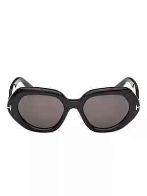 TOM FORD Geometric-frame Sunglasses - Black