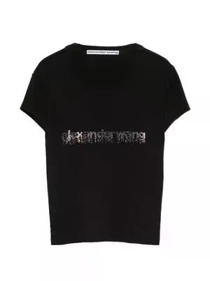 Alexander Wang Logo-print T-shirt - Black