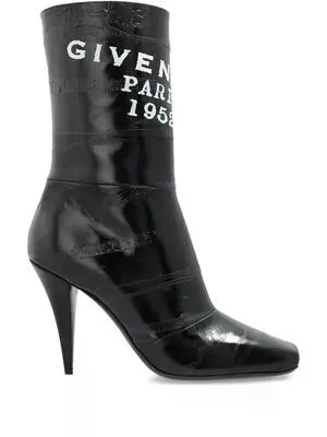 Givenchy Logo-print Leather Ankle Boots