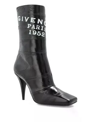 Givenchy Logo-print Leather Ankle Boots