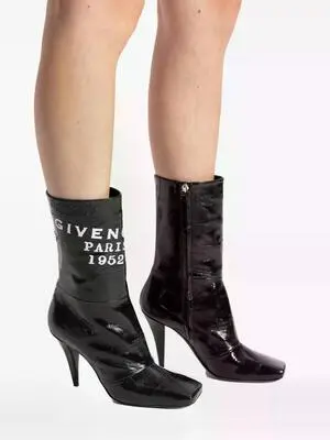 Givenchy Logo-print Leather Ankle Boots