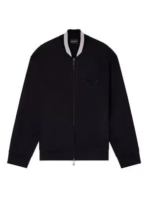 Emporio Armani Eagle-patch Zip-up Bomber Jacket