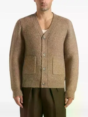 Manière De Voir V-neck Button-front Cardigan - Neutrals