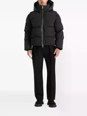 Manière De Voir Detachable Sleeves Puffer Jacket - Black
