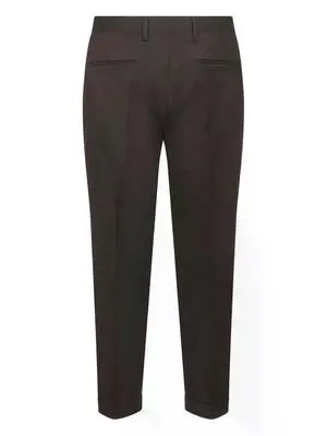 D4.0 Front-pleated Tailored Trousers