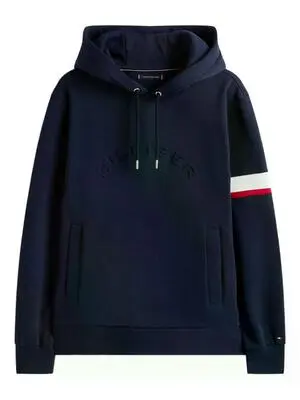 Tommy Hilfiger Logo Hoodie With Sleeve Stripe