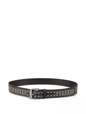 DONDUP Studded Buckle Belt - Black