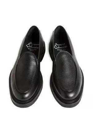 JACQUES SOLOVIERE Grained Alexis Loafers