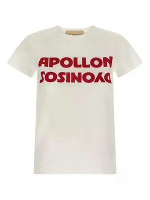 Valentino Garavani Apollon Print Cotton T-shirt - White