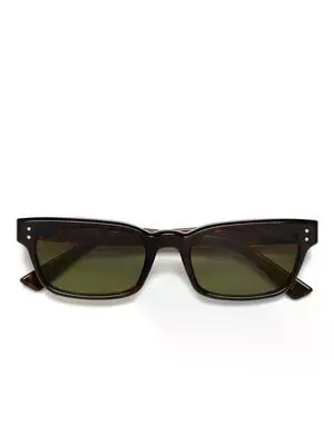 Marni Rectangle-frame Sunglasses - Brown