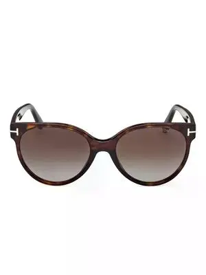 TOM FORD Round-frame Sunglasses - Brown