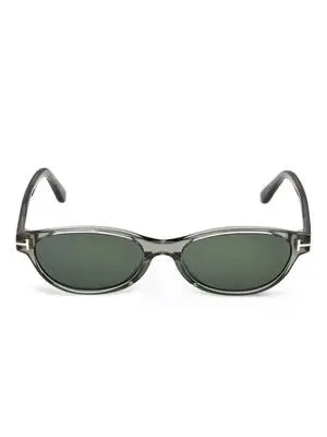TOM FORD Oval-frame Sunglasses - Grey
