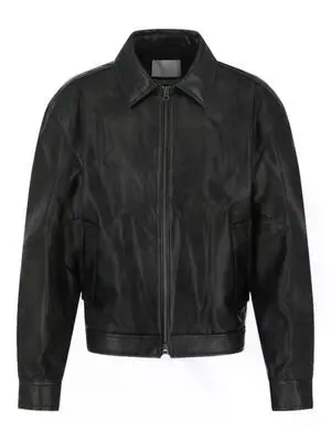 AMOMENTO Zip-up Bomber Jacket