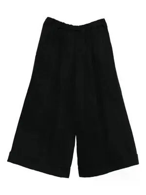 Comme Des Garçons Elasticated-waistband Cropped Trousers