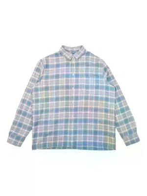 Naked & Famous Denim True Shirt Plaid Pocket Shirt
