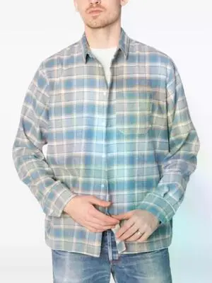 Naked & Famous Denim True Shirt Plaid Pocket Shirt