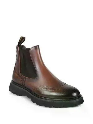 DOUCAL'S Leather Chelsea Boots