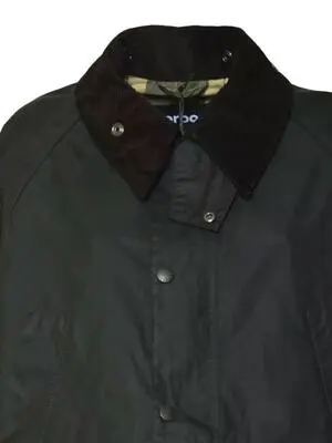 Barbour Corduroy-collar Coat - Black