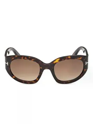 TOM FORD Cat-eye Frame Sunglasses - Brown