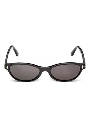 TOM FORD Oval-frame Sunglasses - Black