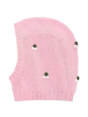 Stine Goya Pompom-embellished Balaclava - Pink
