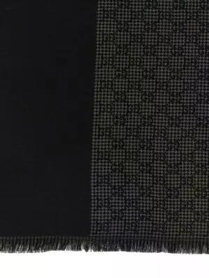 Gucci Gg Jacquard Fringed Scarf
