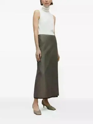 CORDERA Frayed Maxi Skirt