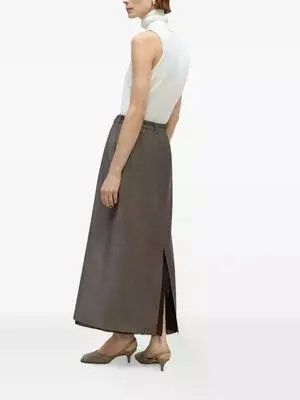 CORDERA Frayed Maxi Skirt