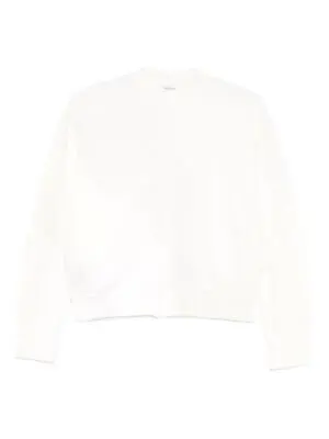 Max Mara Round-neck Virgin Wool Cardigan - White