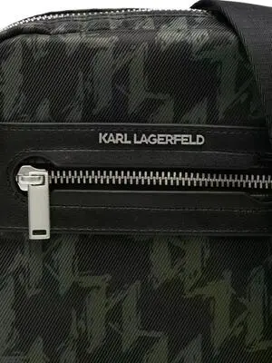 Karl Lagerfeld Monogram Messenger Bag