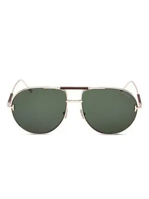 TOM FORD Pilot-frame Sunglasses - Gold