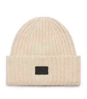 Varley Wool-Blend Elva Beanie Ivory