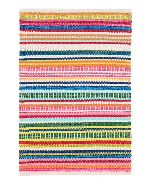 DASH & ALBERT BY ANNIE SELKE Dash Albert Annie Selke Da1087 Bright Stripe Indoor/outdoor Area Rug, 2'0x3'0 - Multi