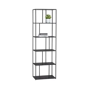 SUNPAN Eiffel Bookcase, Tall - Black