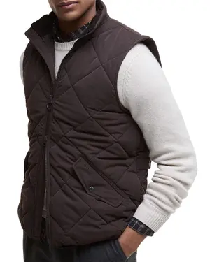 Barbour City Chelsea Quilted Vest - Black Oak/ Midnight Oak