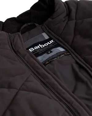 Barbour City Chelsea Quilted Vest - Black Oak/ Midnight Oak