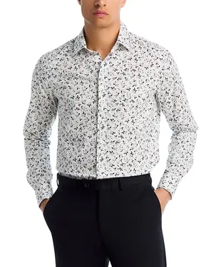 Paul Smith Long Sleeve Button Front Shirt - White
