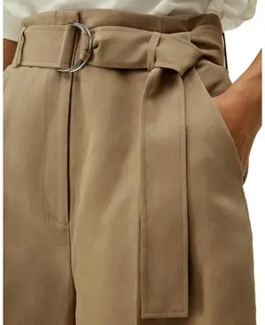 Lilysilk Silk-linen Blend Bermuda Shorts - Oak