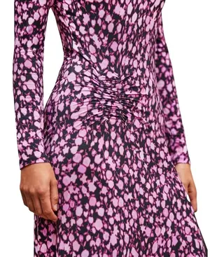RO&ZO Batik Print Gathered Waist Maxi Dress