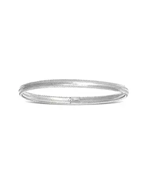 Bloomingdale'S Domed Flex Bangle Bracelet - Silver