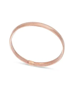 Bloomingdale'S Domed Flex Bangle In 14k Yellow Gold - Rose Gold