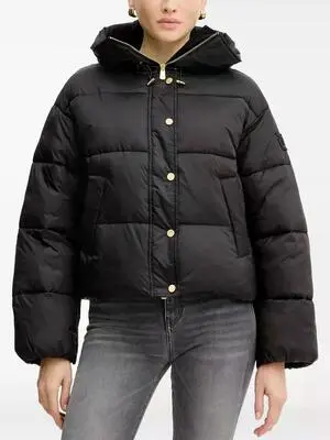 Pinko Buttoned Hooded Jacket