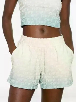 Off-White Logo-pattern Shorts