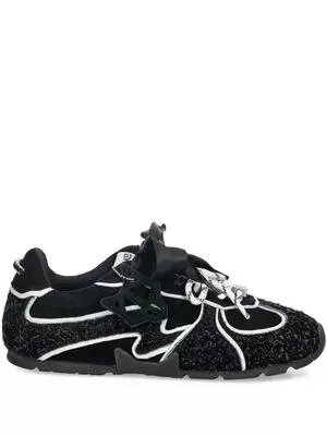 NAKED WOLFE Adored Ribbon-detail Sneakers