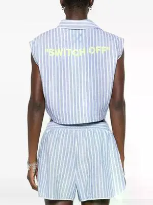 Off-White Striped Tank Top