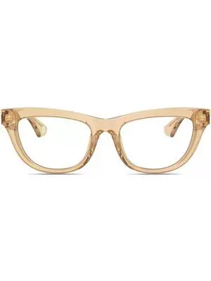 Burberry Transparent Cat-eye Glasses - Neutrals