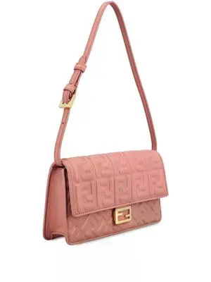 Fendi Baguette Embossed-logo Leather Wallet