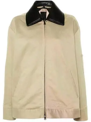 N°21 Embossed Logo Cotton Jacket